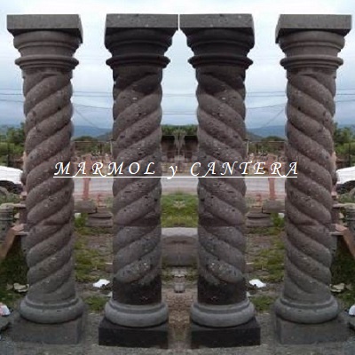 Columnas : Columna Trenza Cantera Negra
